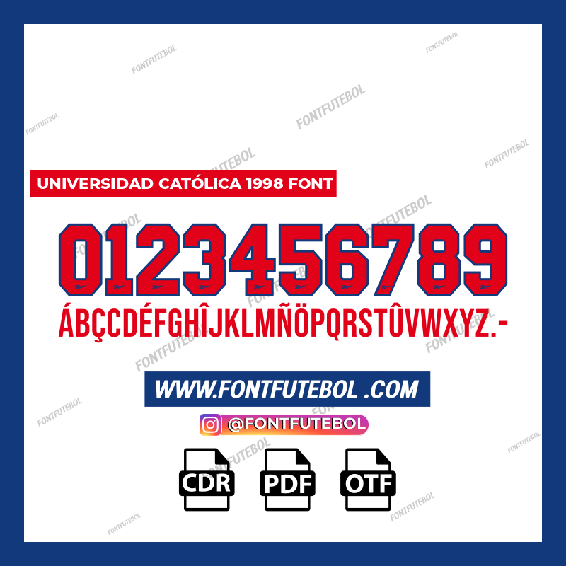 UNIVERSIDAD CATÓLICA 1998 FONT – FONTFUTEBOL