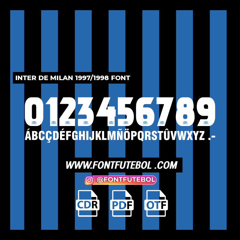 INTER MILAN 1997/1998 FONT – FONTFUTEBOL