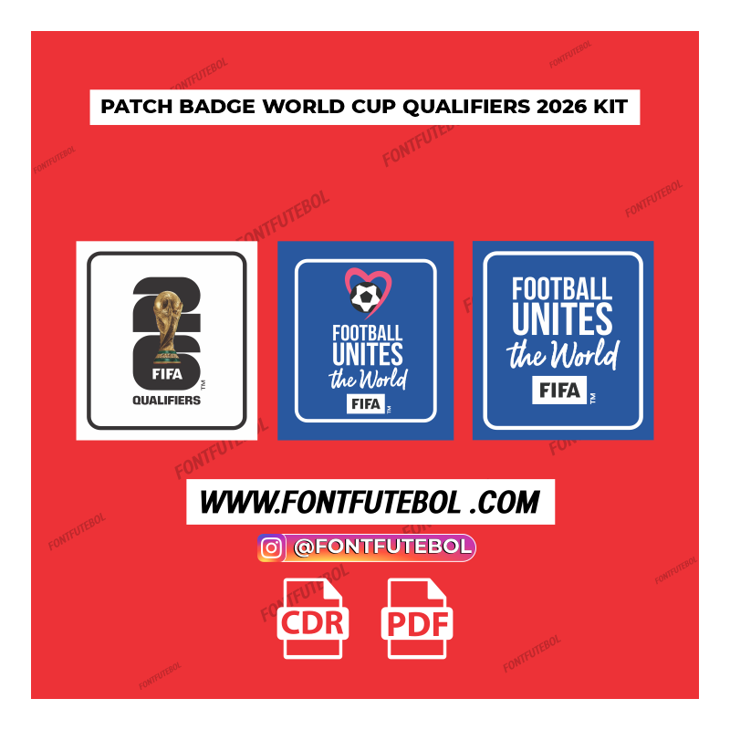 PATCH BADGE WORLD CUP QUALIFIERS 2026 KIT – FONTFUTEBOL